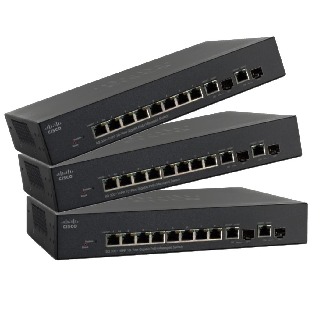 CISCO SG300-10 8 PORT GIGABIT MANAGED SWITCH - SCI